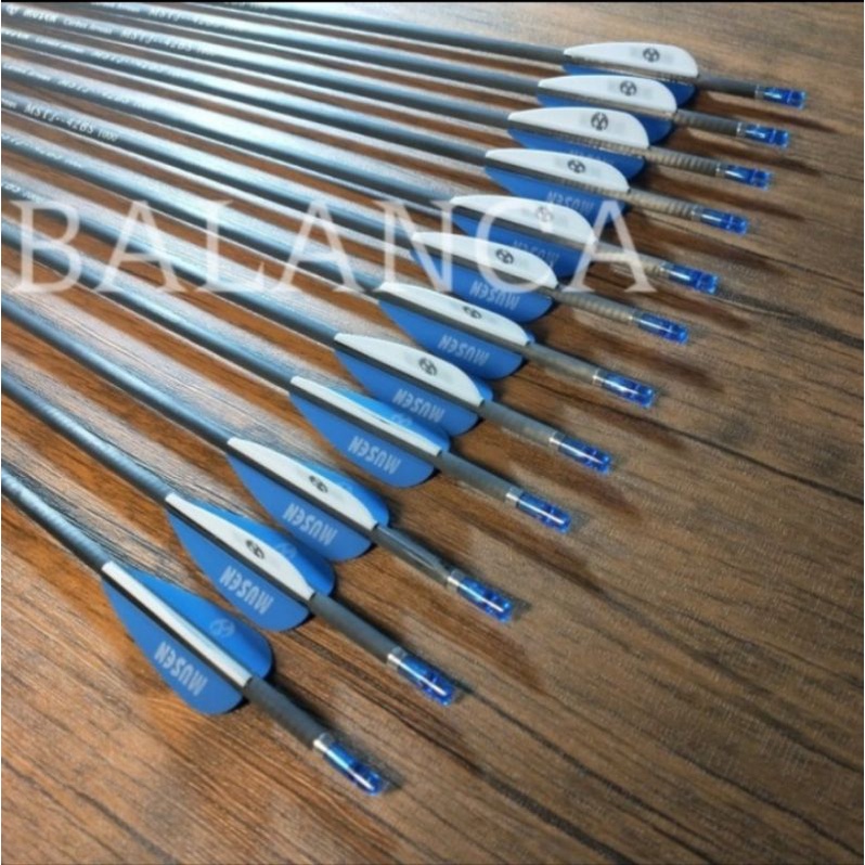 Jual Musen Arrow MSTJ-42BS Pure Carbon Spine 1000 - Arrow Full Karbon ...