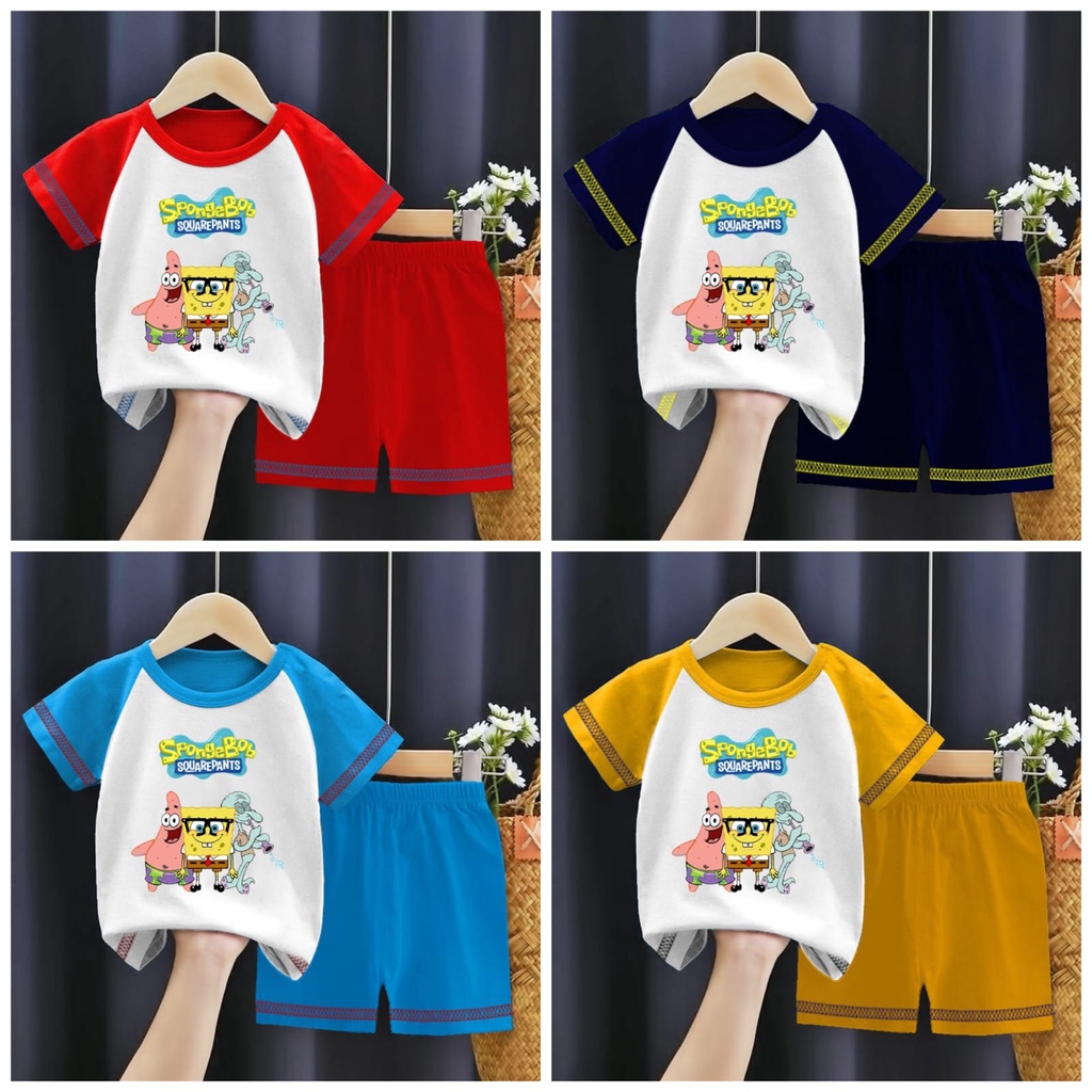 Jual Asher Kids - SETELAN KAOS KIMONO WARNA ANAK-ANAK COWO DAN CEWE ...