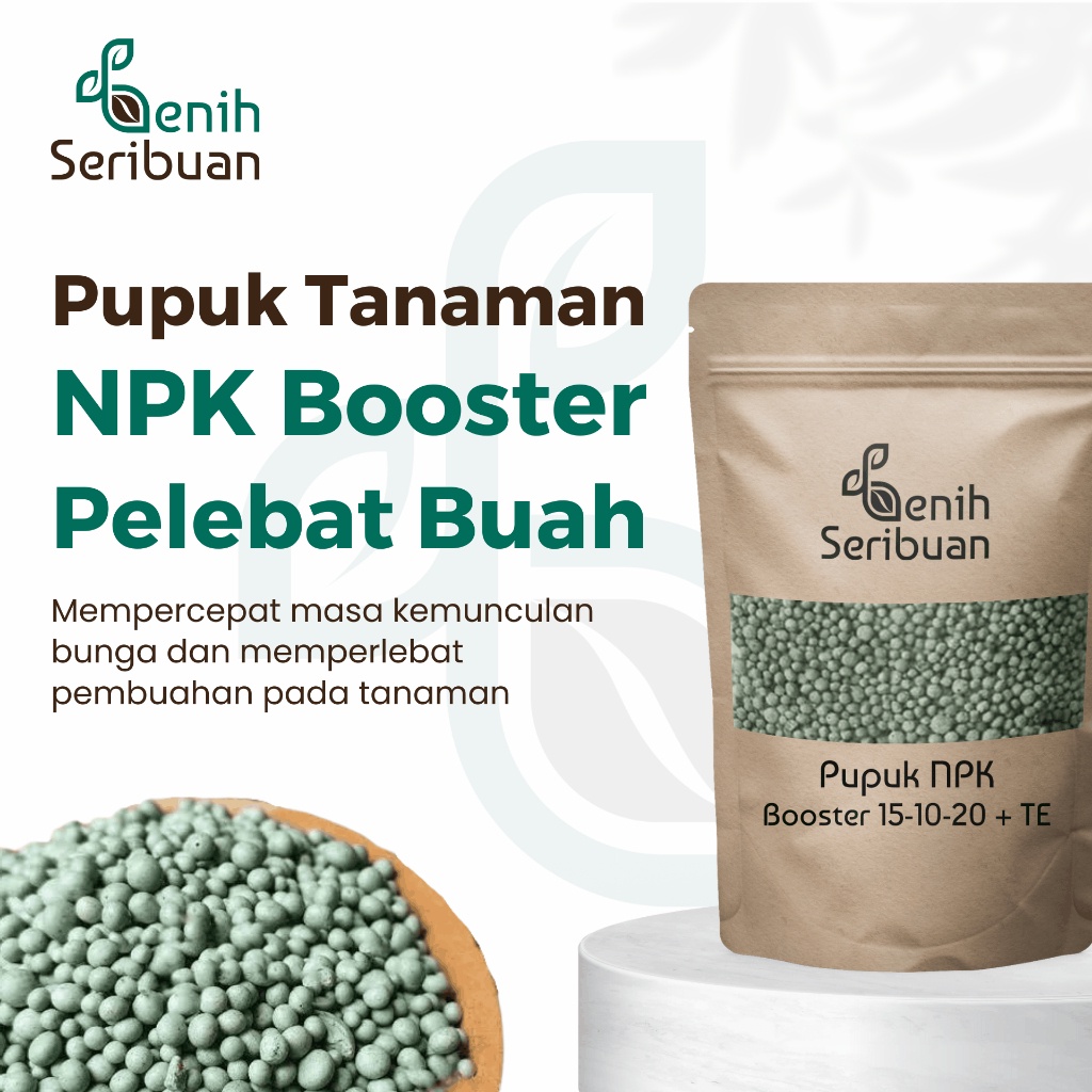 Jual Benih Seribuan - Pupuk NPK Booster 15-10-20 + TE 500gr Cap Tawon | Shopee Indonesia