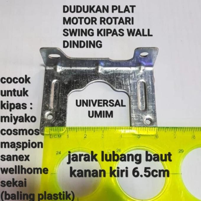 Jual Plat Besi Dudukan Holder Motor Swing Rotari Rotary Wall Fan Kipas ...