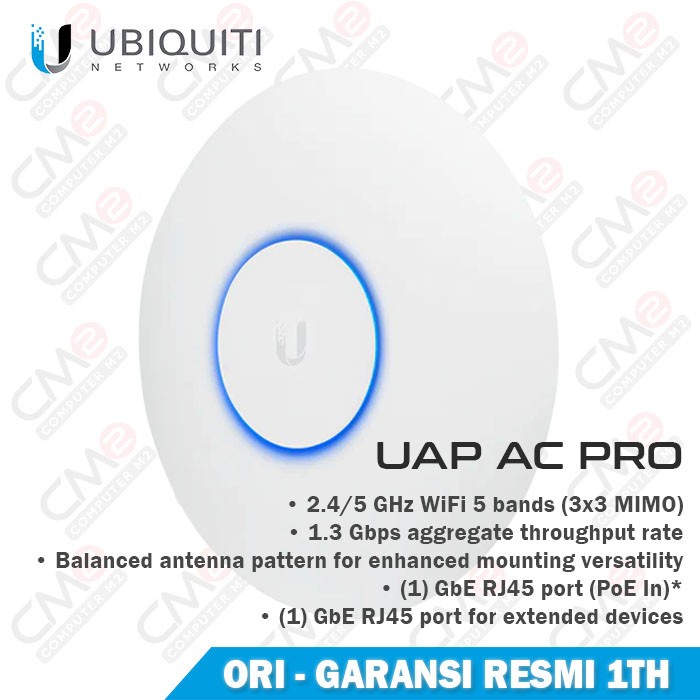 Jual UBIQUITI UNIFI AP AC PRO ( UAP-AC-PRO ) ASLI / ORIGINAL GARANSI ...