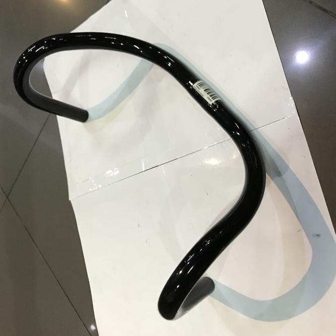 Jual Handlebar Stang Sepeda Balap Drop Track Bar Fixie Hitam 25.4 36cm ...
