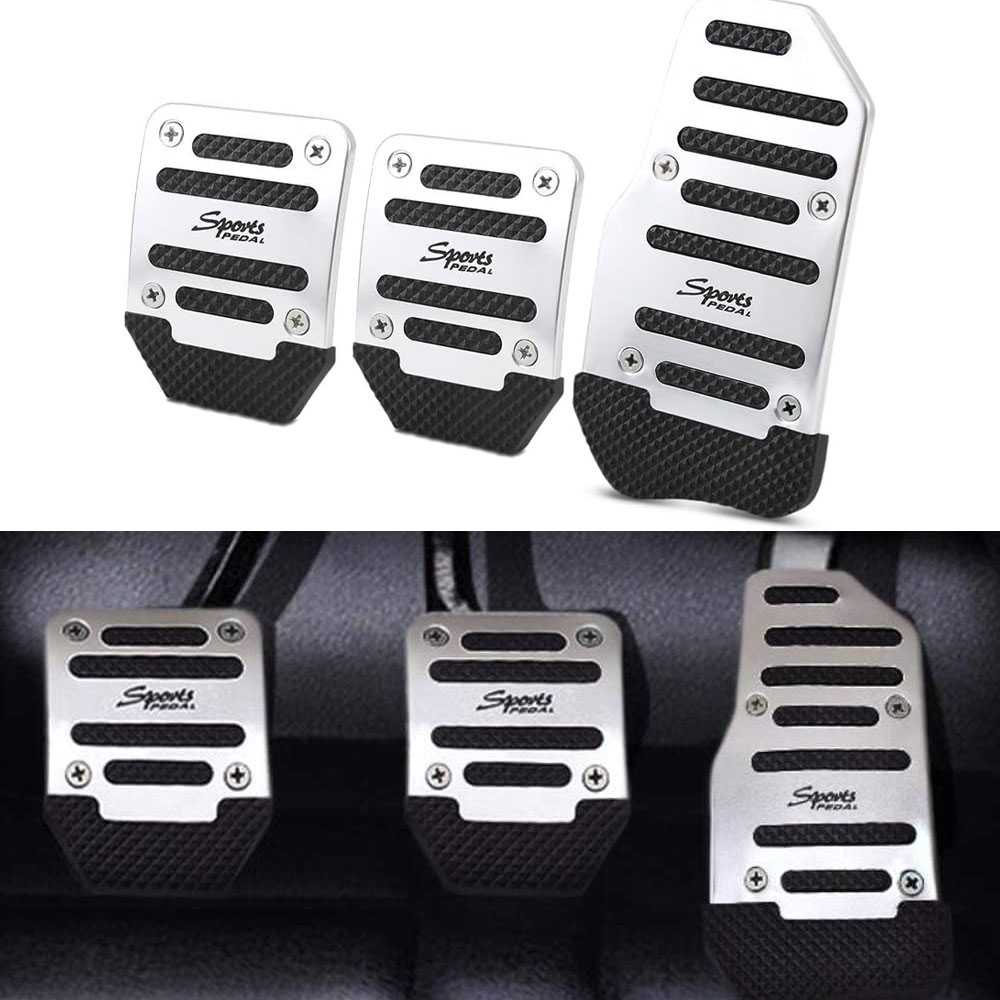 Jual R SPORTS Cover Aluminium Pedal Gas Rem Kopling Mobil - XB-373 ...