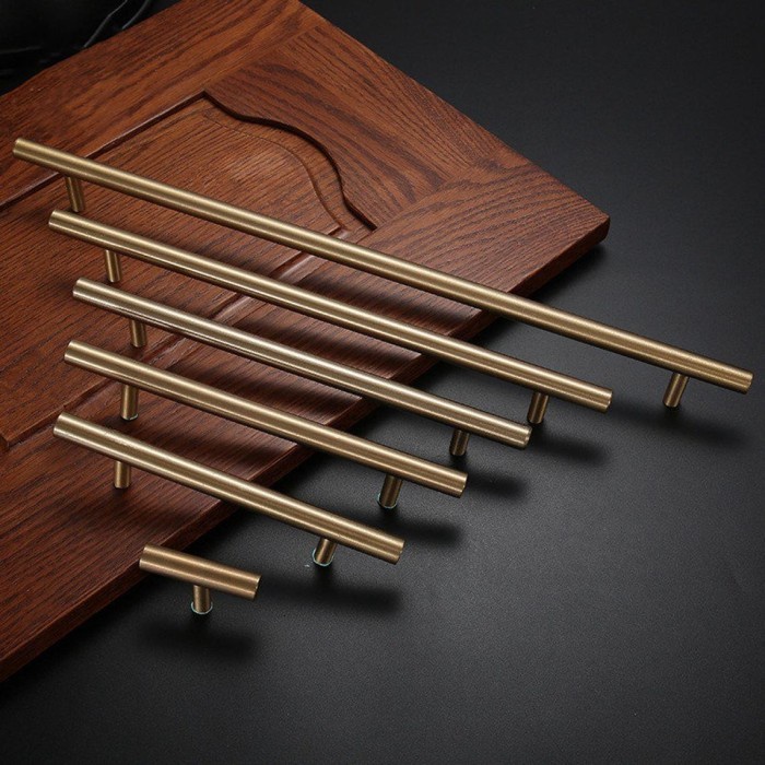 Jual Tarikan Tabung Panjang Emas Gold Tube Handle T-Bar Lurus Panjang ...