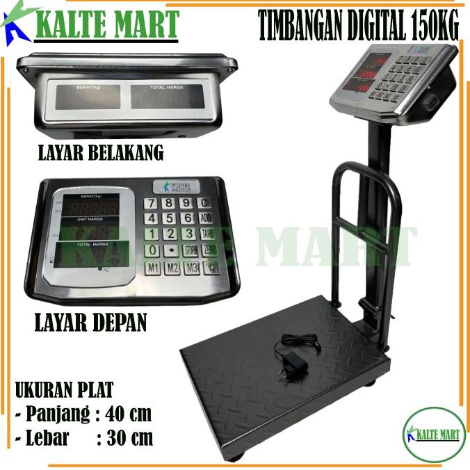 Jual Timbangan Duduk Digital 150 kg Timbangan Barang 150kg | Shopee Indonesia