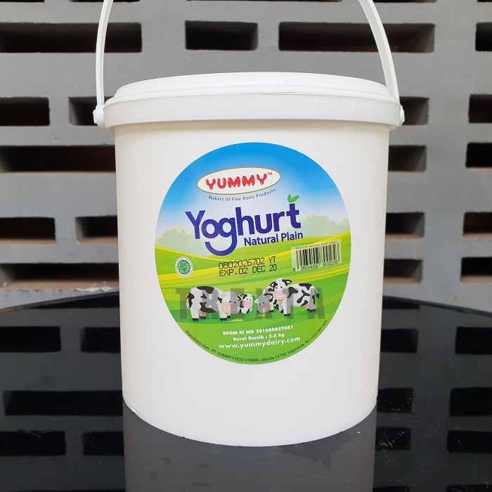Jual YOGHURT PLAIN YUMMY 2.5 KG | Shopee Indonesia