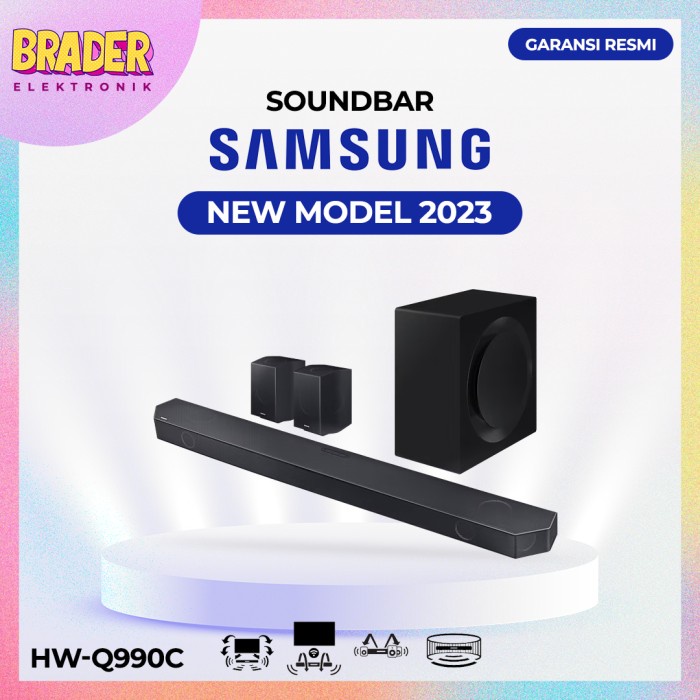Jual SOUNDBAR SAMSUNG HW-Q990C 11.1.4ch Dolby Atmos HWQ990C HWQ990 ...