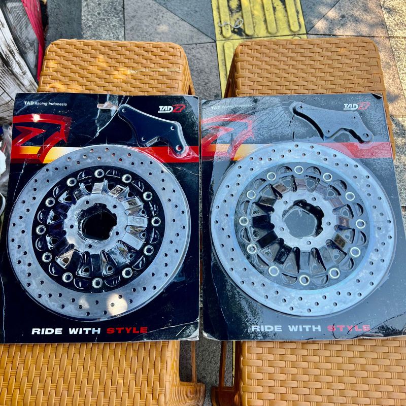 Jual Piringan Depan Disck Depan model Clasick TAD Uk 300mm Set Breget ...