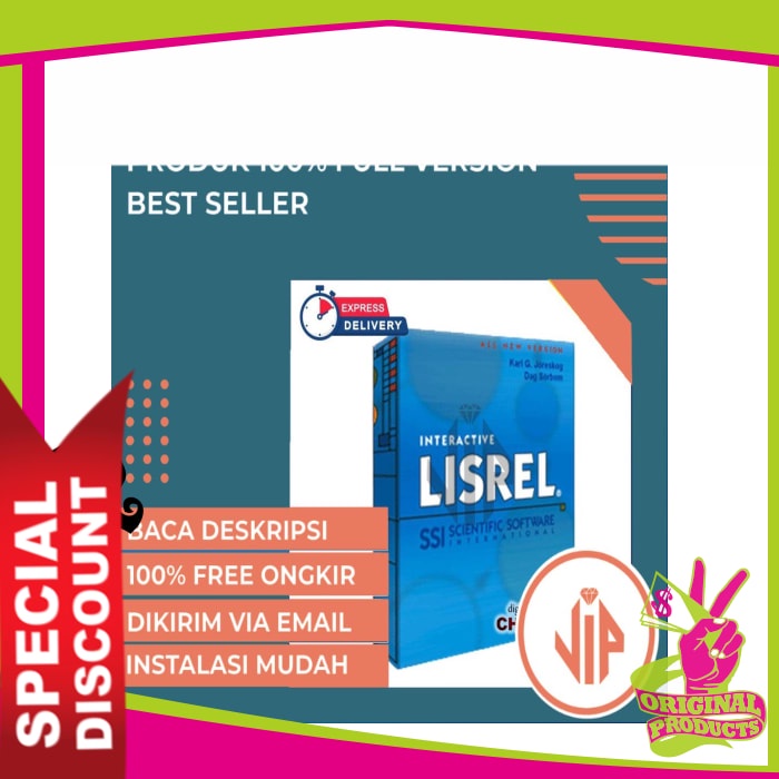 Jual PROMO LISREL 2022 LISENSI APLIKASI PENGOLAH STATISTIK DAN ...