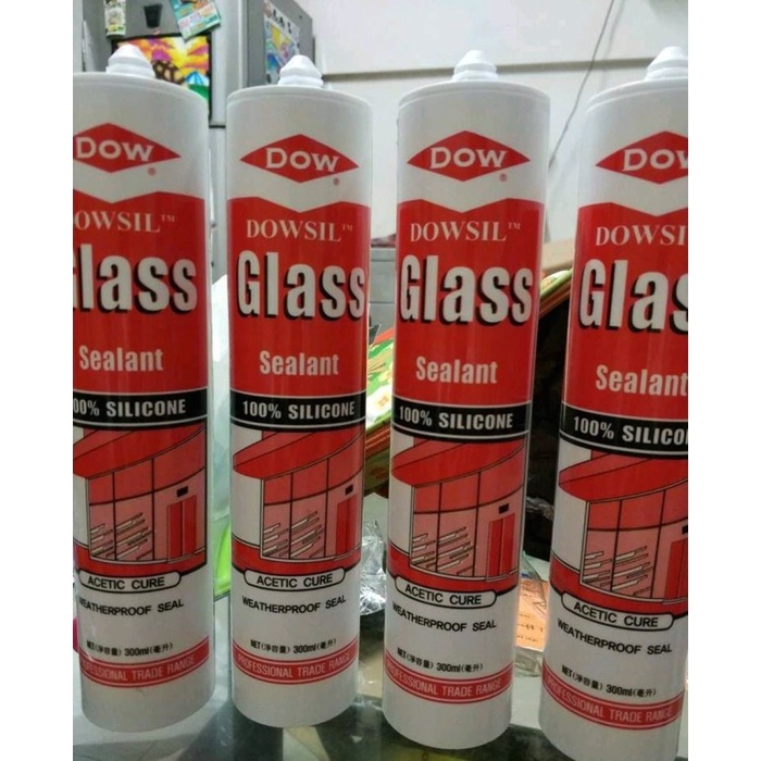 Jual dow dowsil corning dowsil dow corning asam lem kaca silicone sealant | Shopee Indonesia