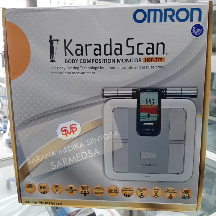 Jual Timbangan Omron Karada Scan Hbf-375 Body Fat Composition Monitor ...