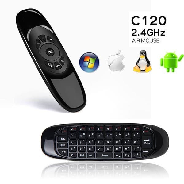 Jual MINI WIRELESS MOUSE & KEYBOARD 2,4 GHZ WITH GYROSCOPE ORIGINAL ...