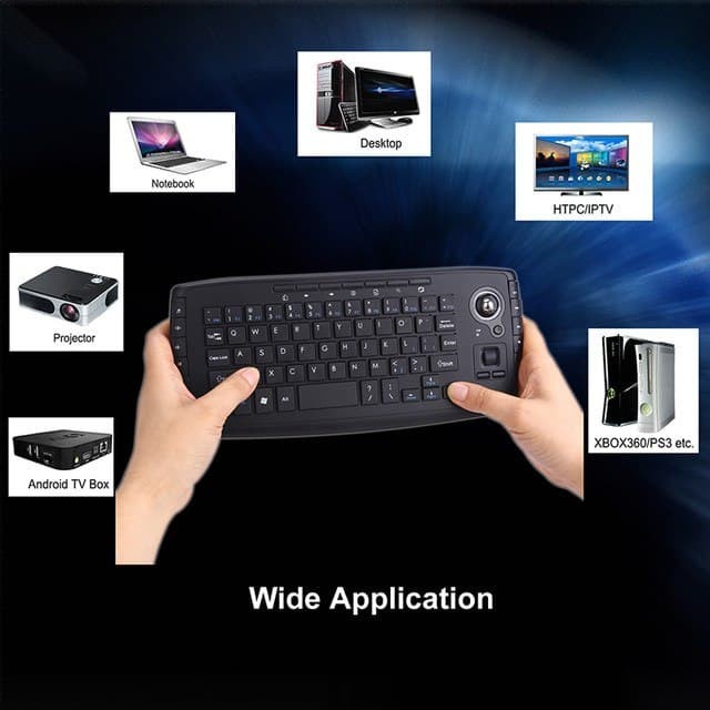 Jual MINI WIRELESS MULTIMEDIA KEYBOARD + TRACK BALL MOUSE + SCROLL ...