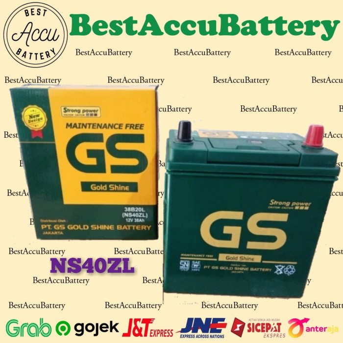 Jual Asli Aki Mobil Ertiga, Karimun, Picanto, Jazz Ns40Zl Gs Mf 12V 38Ah | Shopee Indonesia