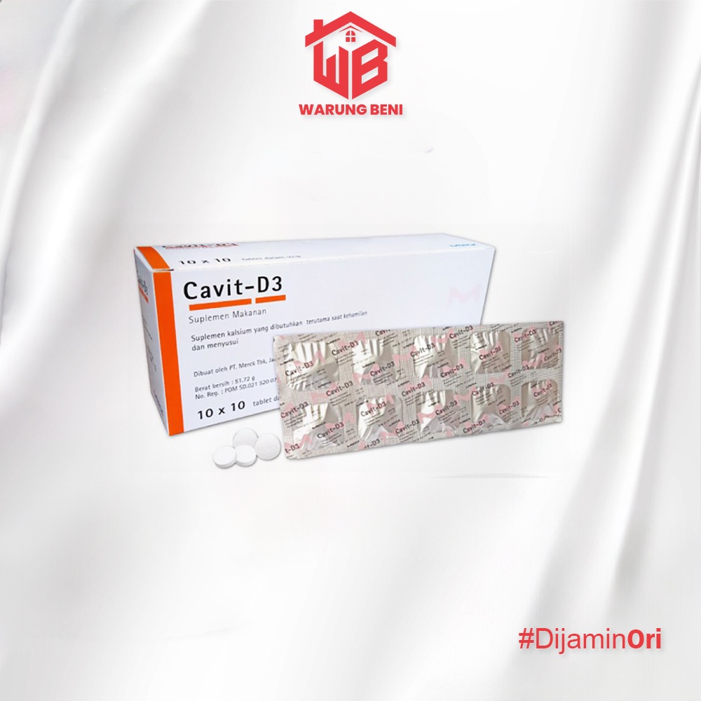 Jual Cavit D3 10 Caps Strip Vitamin D Dan Kalsium | Shopee Indonesia