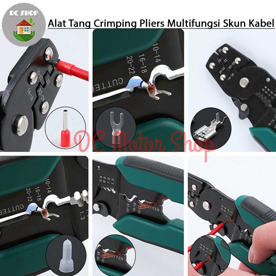 Jual Special Tang Potong & Kupas Kabel 4in1 Tang Crimping Krimping Skun ...