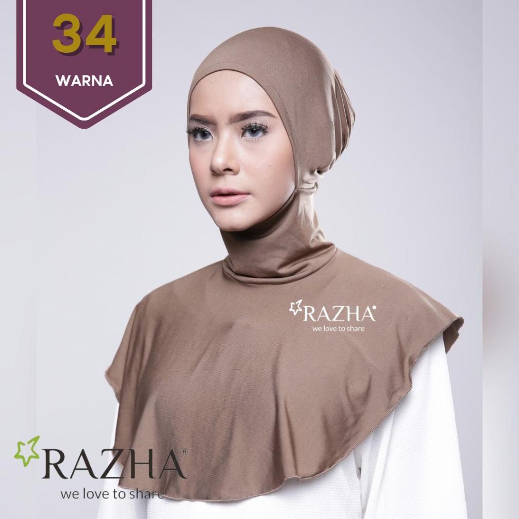Jual FLASH PROMO LAST STOCK! RAZHA INNER NINJA CLASSIC DALEMAN JILBAB RAZHA HITAM NO LIRIK ...