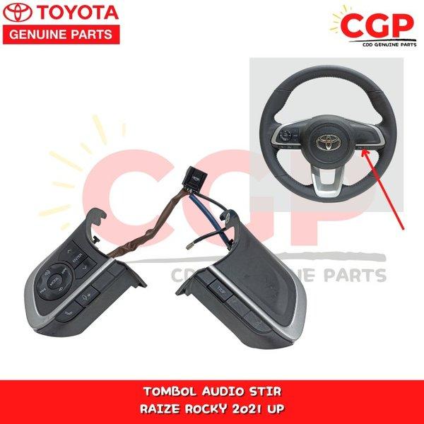 Jual Tombol Audio Stir Steer Raize Rocky 2021 up Original | Shopee ...