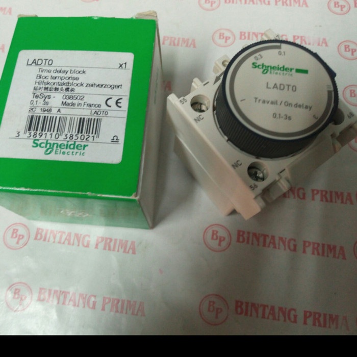 Jual [New Ori] Auxiliary Contact/Travail/Timer On Delay Ladto 0.1-3S ...