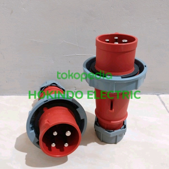 Jual Plug Mennekes 4Pin 32A 3P+E 32A 3Phase Ip67 Mennekes 2175B ...