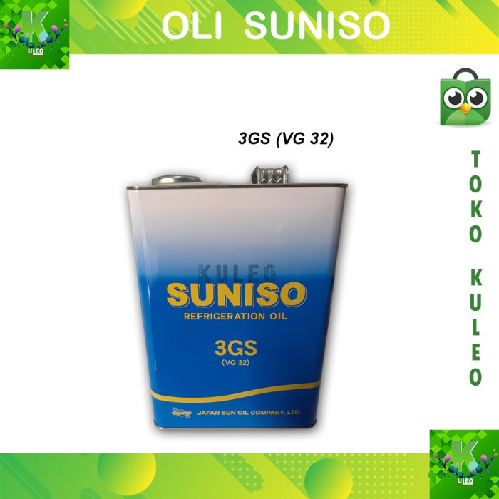 Jual COD Oli Suniso 3Gs Vg 32 / Oli Kompresor 4 Liter Kemasan Kaleng Berkualitas | Shopee Indonesia
