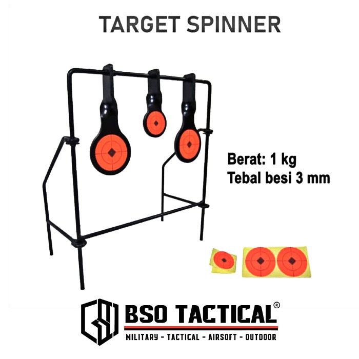 Jual [New] Triple Target Spinner Shooting Training Ipsc Round Shooting ...