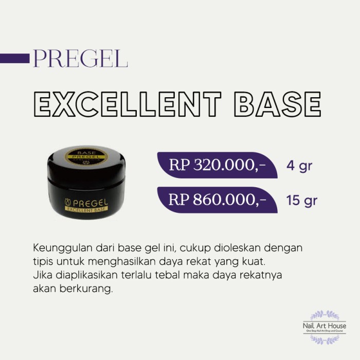 Jual Baru Pregel Base Gel 15 Gram Terbaru | Shopee Indonesia