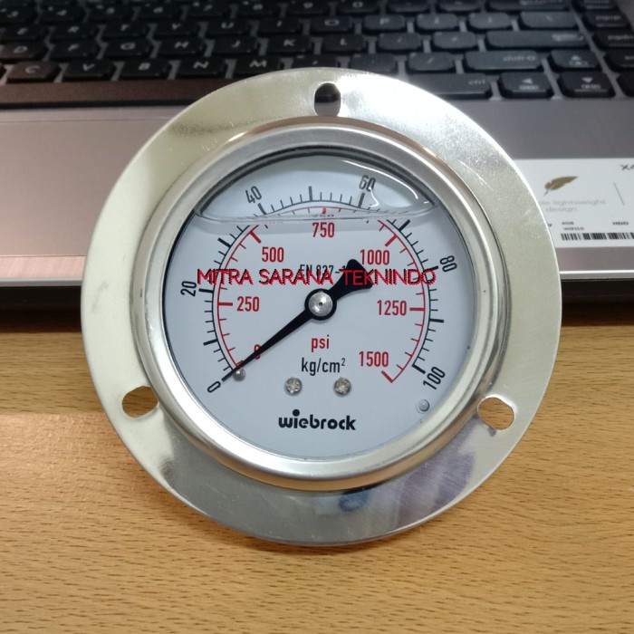 Jual COD Pressure Gauge Payung 4 Inchi 100 Bar Kg/Cm 1500 Psi Terbaru ...
