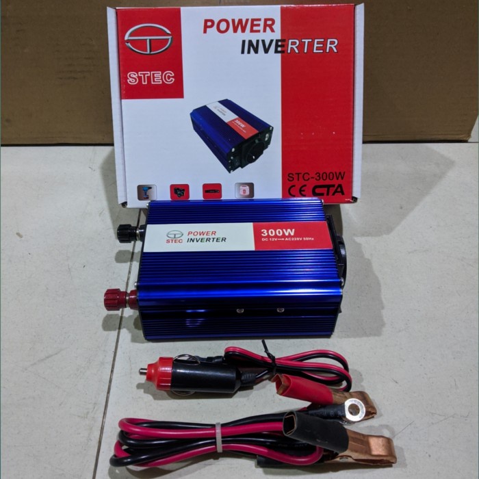 Jual COD Power Inverter 300W 12V / Inverter Dc To Ac 300W 12Vdc To ...