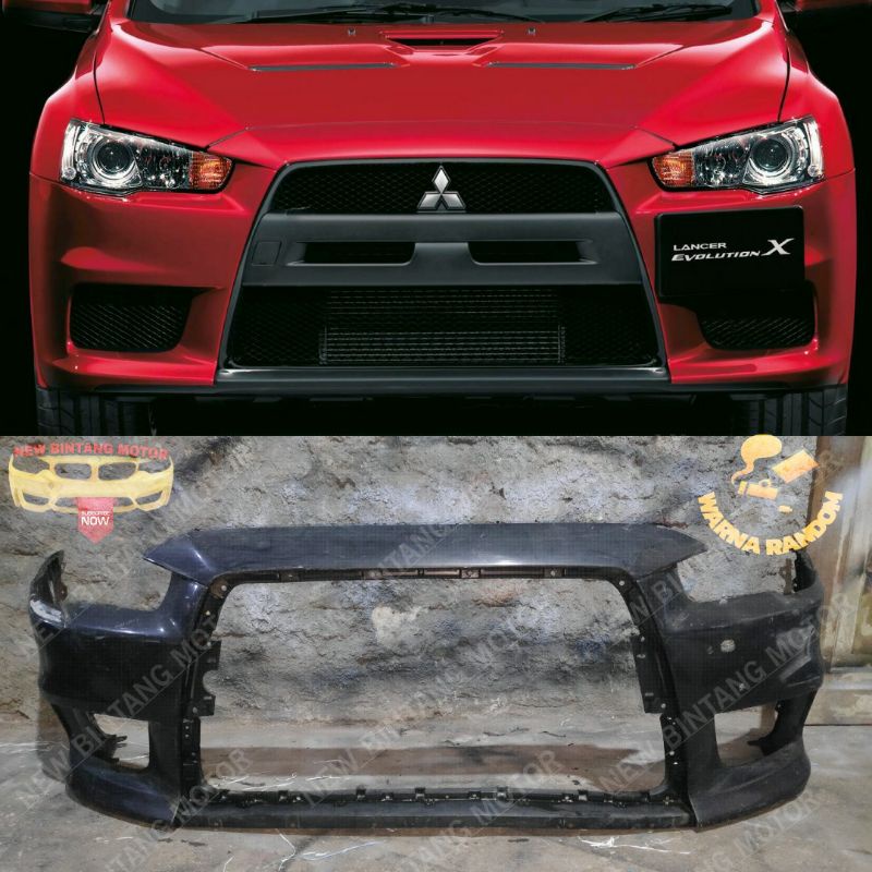 Jual Bumper depan mitsubishi lancer evolution 10 original | Shopee ...
