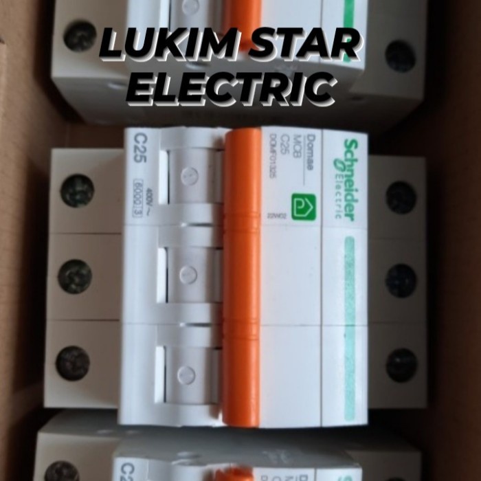 Jual Promo Mcb Domae New Schneider 25A 32A/3 Phase 3P 32A 25A 3Phase Original | Shopee Indonesia