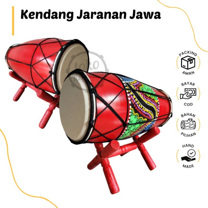 Jual Promo Terbaru Mainan Tradisional Anak Kecil Kendang Gendang Jawa ...