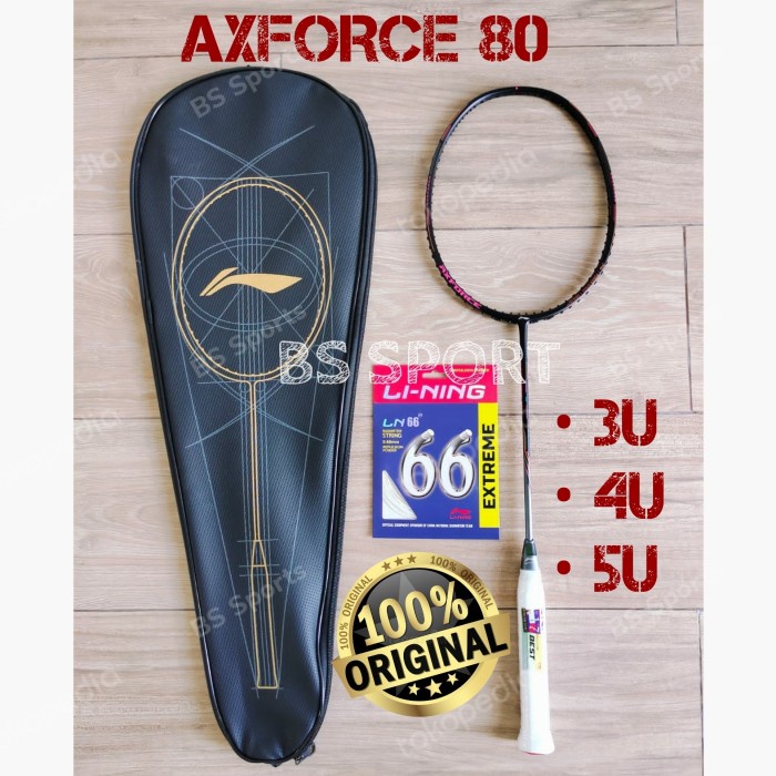 Jual Jual!! RAKET BADMINTON LINING AX 80 AX 80 ORIGINAL | Shopee Indonesia