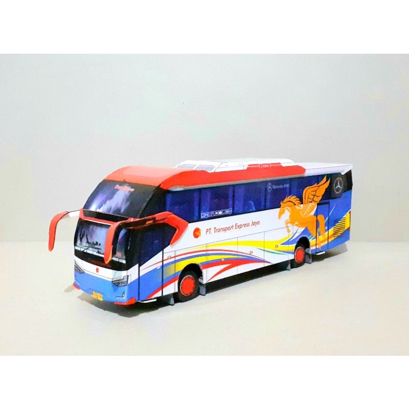 Jual Miniatur Papercraft Bus Transport Jaya exspres SR3XHD | Shopee ...
