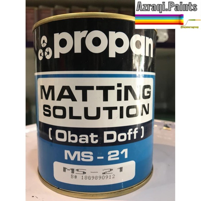 Jual Propan Matting Solution Ms 21 Obat Doff / Extra Dof ( 1 Liter ...