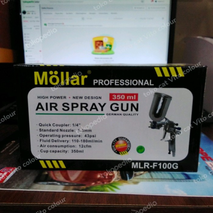 Jual New Spray Gun Molar F100G Berkualitas | Shopee Indonesia
