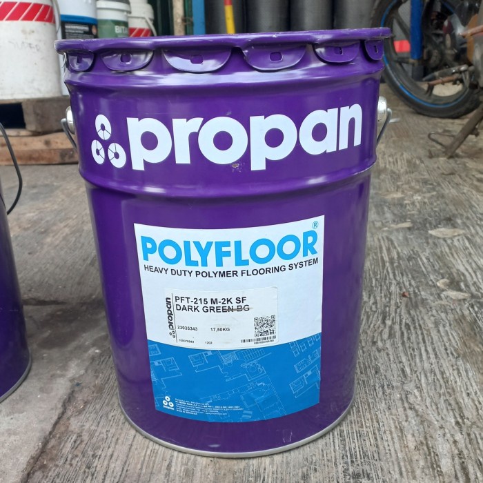 Jual Cat Epoxy Lantai PROPAN POLYFLOOR PFT-215 M-2K SF 20 Kg Set ...