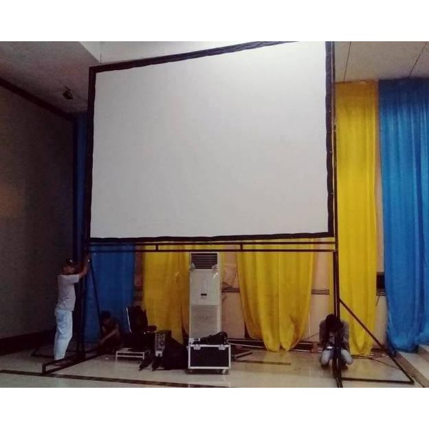 Jual Screen proyektor/layar proyektor 3x4 meter | Shopee Indonesia