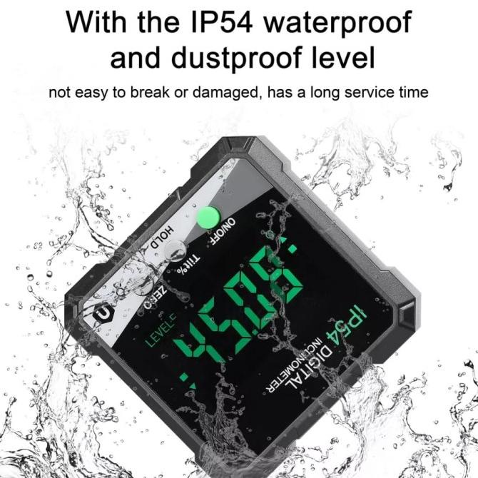 Jual Digital Inclinometer Alat Ukur Kemiringan Sudut Level Box Ip54 ...