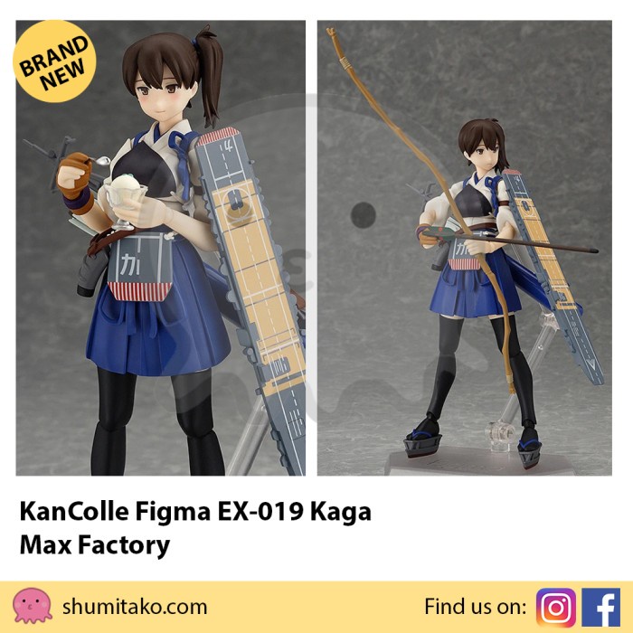 Jual New Ori Kancolle Figma Ex-019 Kaga By Max Factory Bisa Gojek ...