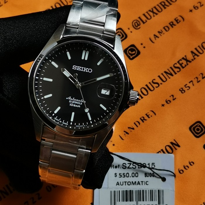 Jual Ready Seiko Szsb015 Spirit Black Dial Japan Automatic Original ...
