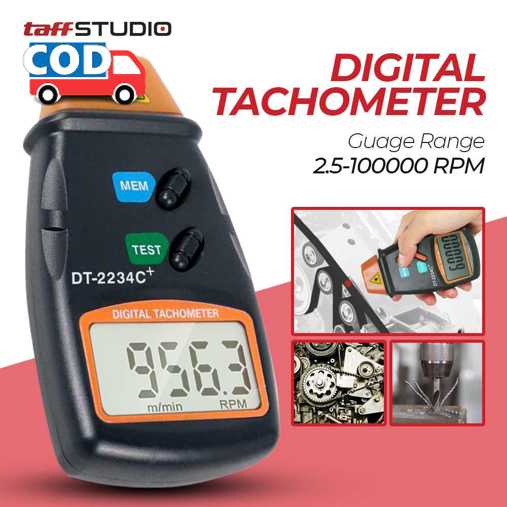 Jual LCD Digital Laser Photo Tachometer 2.5-100000 RPM Mobil Motor Alat ...
