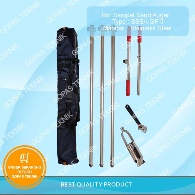 Jual Bor Sampel Sand Auger / Hand Sand Auger Set / Bor Sampling Tanah ...