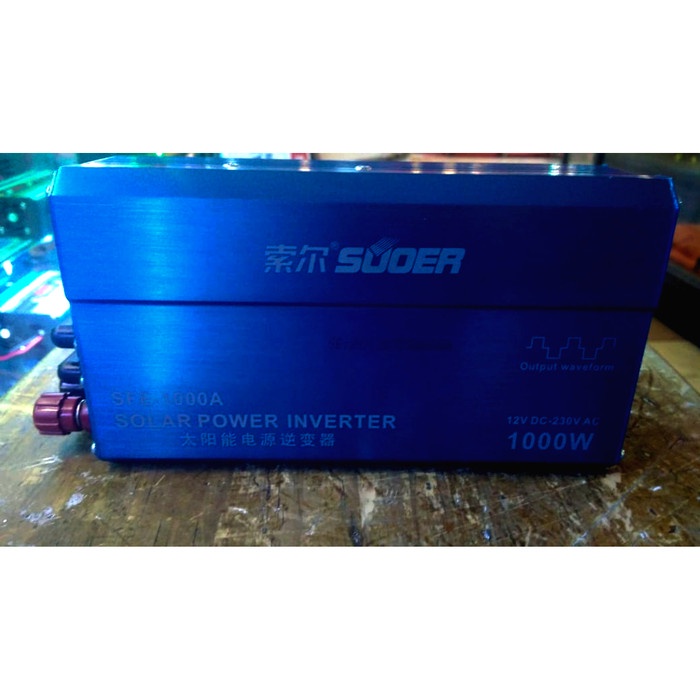 Jual Ready Solar Power Inverter 1000 Watt Suoer Sfe-1000A Inverter Fuse Di Luar Bisa Sameday ...