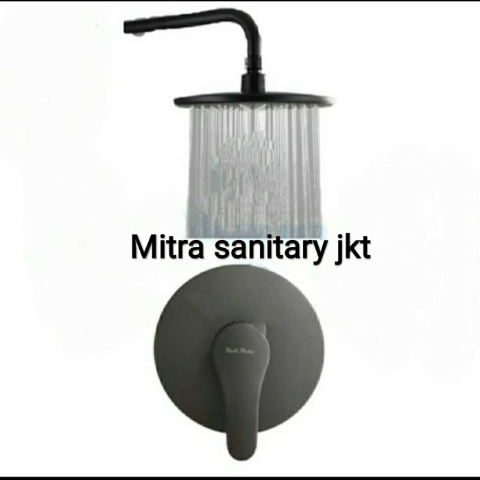 Jual Ori Kran Tanam 3 Lubang Wall Shower / Shower Set Tanam Stainless ...