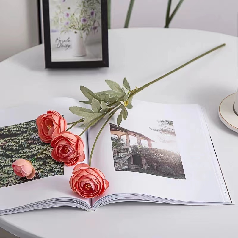 Jual Artificial Bunga Lotus 4 Cabang Bunga Palsu Plastik Buatan Imitasi ...