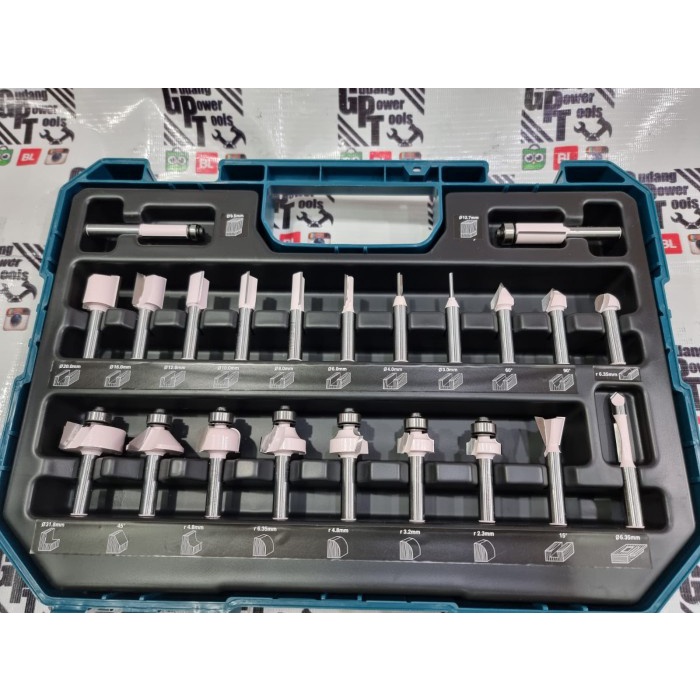 Jual Baru Mata Router Mata Profil Mata Trimmer Set Router Bit Set 15Pc ...