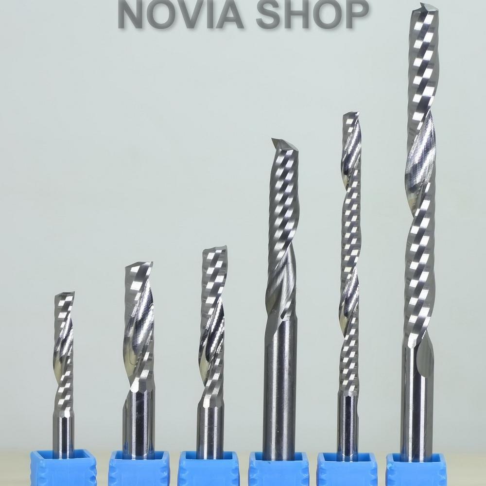 Jual Terbaik! Mata CNC Router Bit Single Flute Carbide Endmill 1F u ...