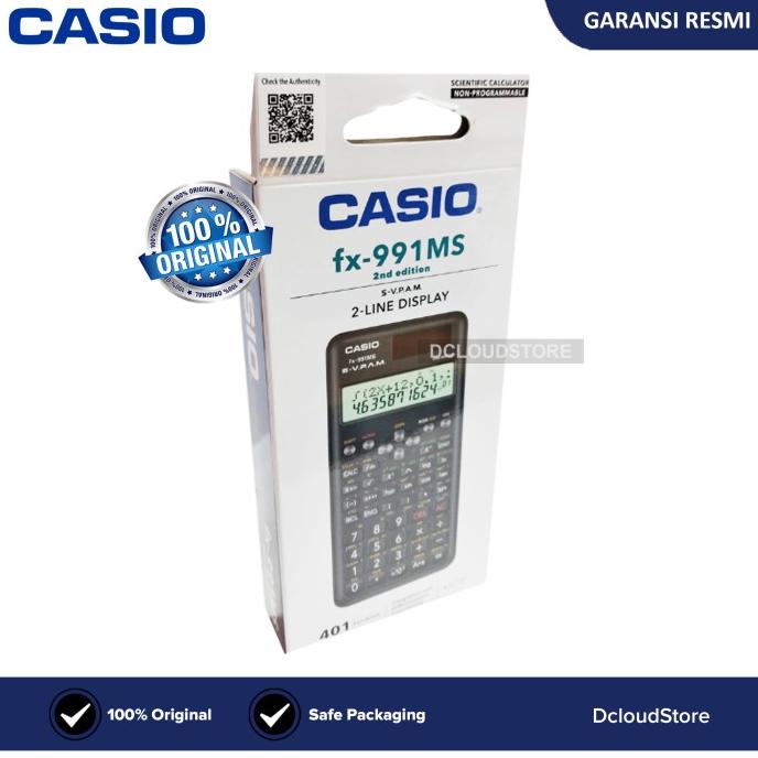 Jual Calculator Original Casio FX-991MS Scientific Kalkulator FX 991 MS ...