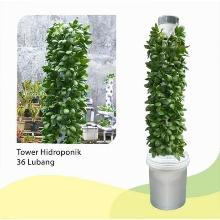 Jual [New Ori] Tower Vertikal Hidroponik 36 Lubang - Tinggi 15 M Berkualitas | Shopee Indonesia